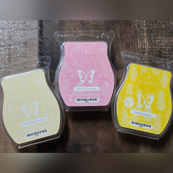Scentsy | Accents | 3 New Scentsy Bars Pina Colada Chacha Hibiscus ...